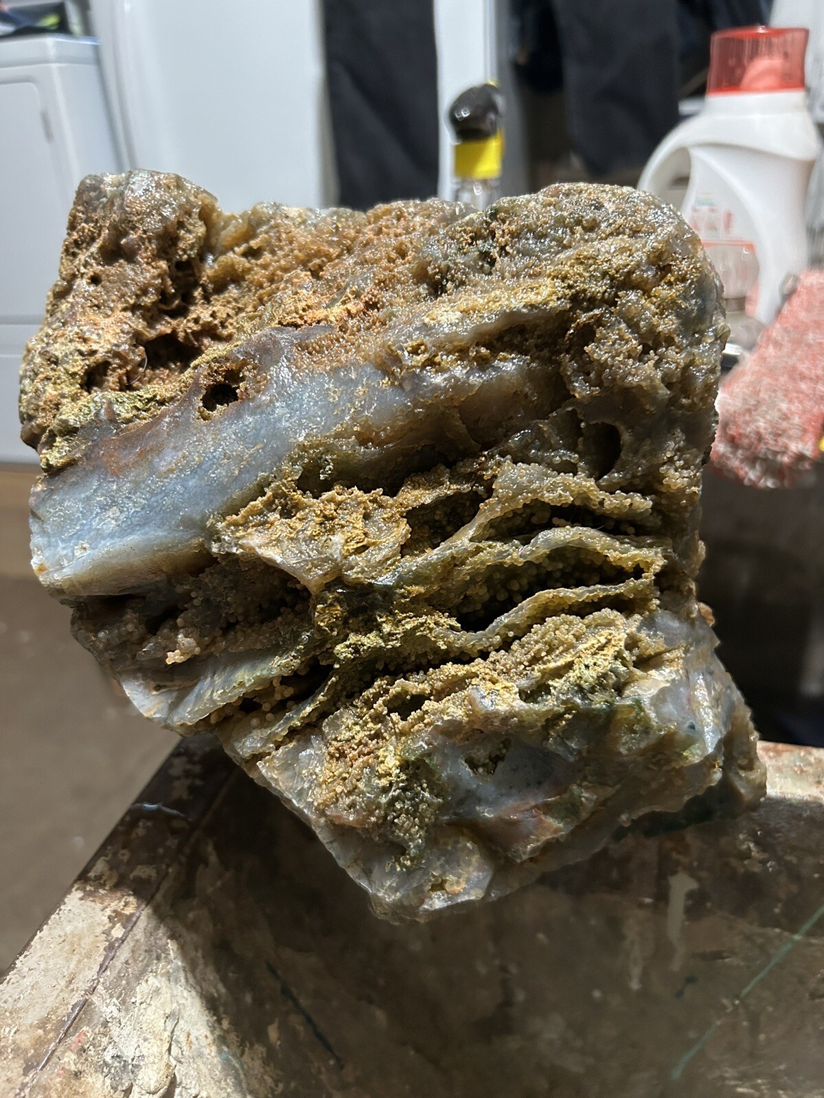 Madagascar 36 lb. Ocean Jasper lapidary Botryoidal rough OLD STOCK HUGE ...