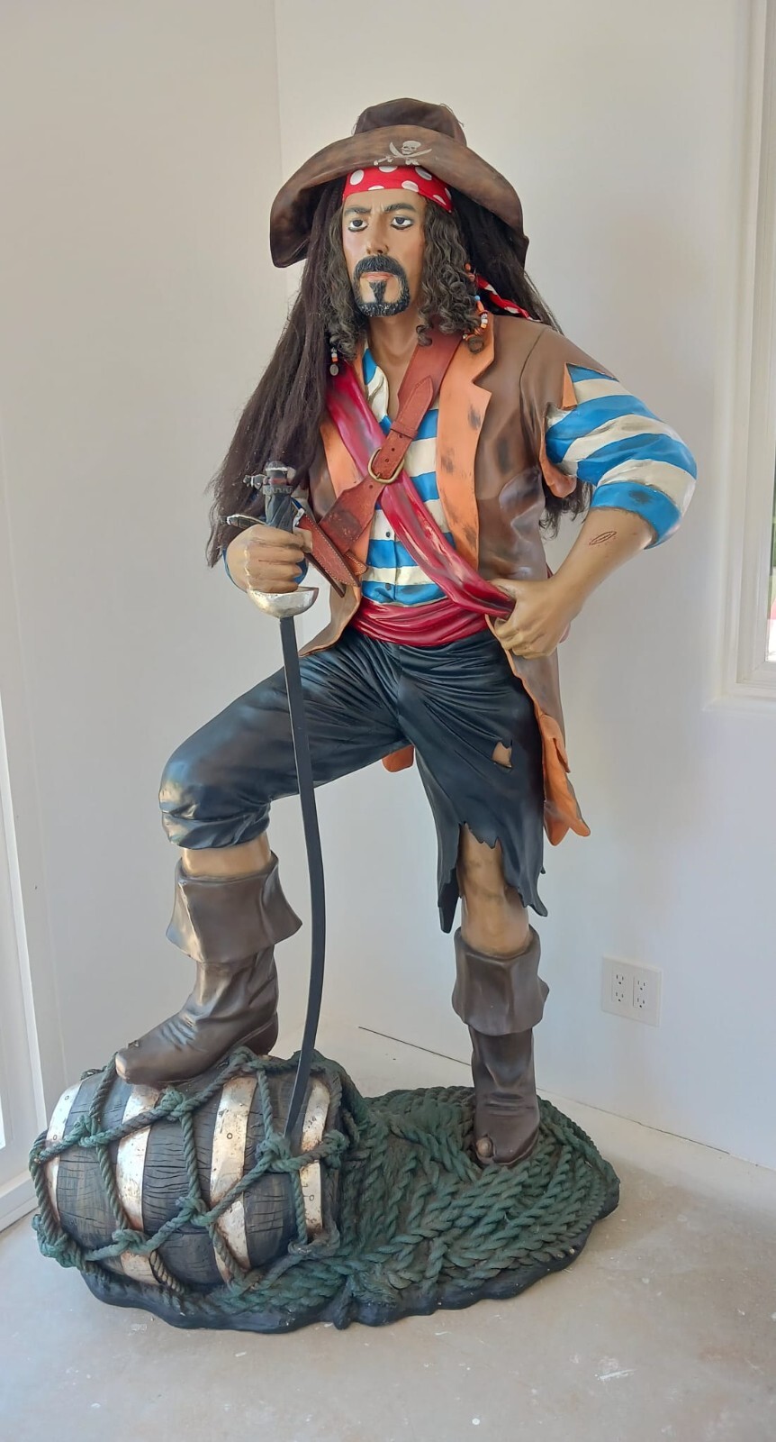 Life size resin PIRATE statue | eBay