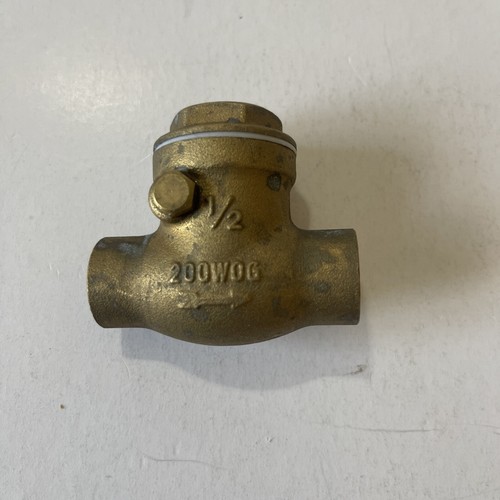 1/2 Inch Brass Swing CxC SWEAT Check Valve Plumbing Fitting P | eBay