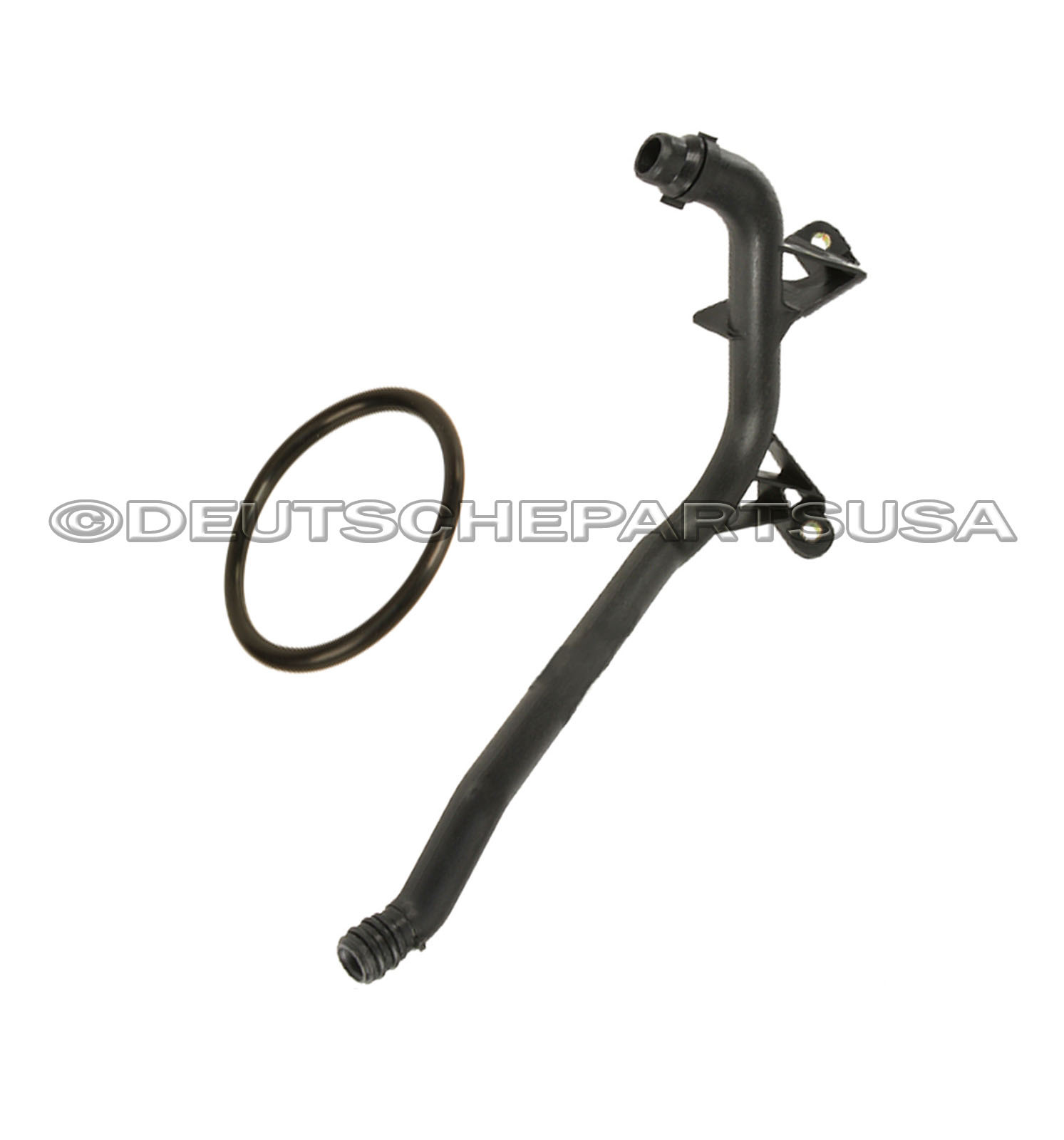 WATER PUMP PIPE to COOLANT EXPANSION TANK HOSE + ORINGS 11537502000 for ...