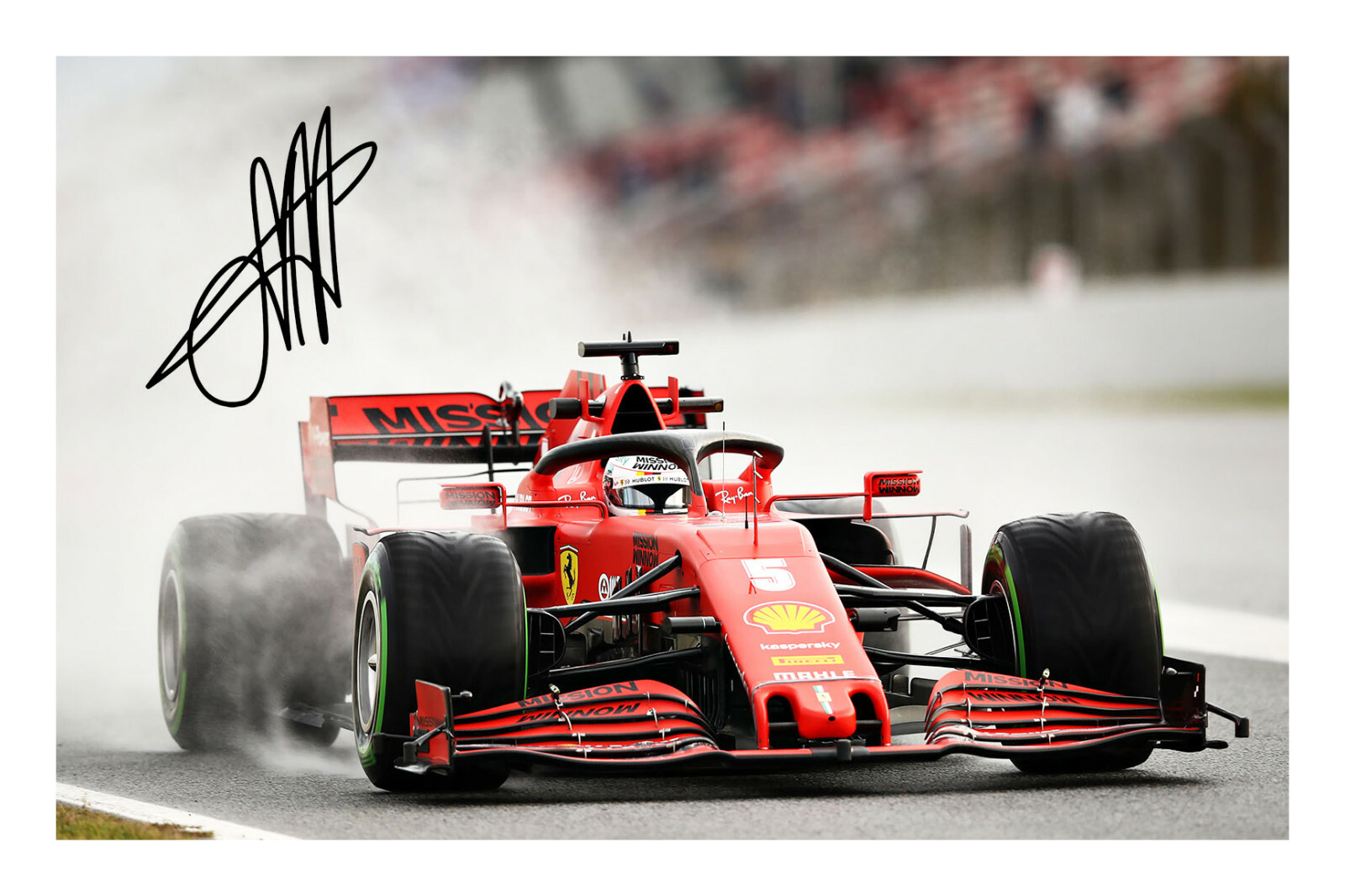 Sebastian Vettel Signed A4 Photo Print Autograph Formula 1 Driver | eBay UK