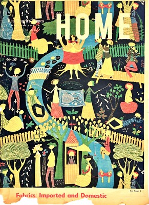 Fantastic Graphics Fabrics Imported Domestic Los Angeles CA Vtg ...