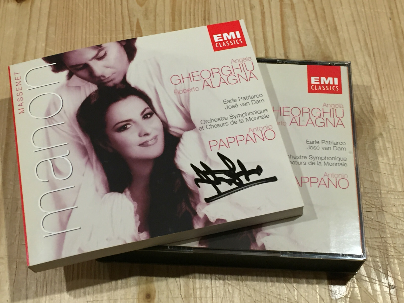 Signed by ANTONIO PAPPANO Massenet Manon Gheorghiu Alagna EMI 3 CD BOX ...