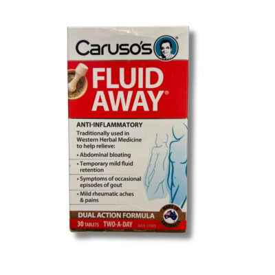 Caruso's Fluid Away - Anti-Inflammatory Dual Action Formula - 30 ...
