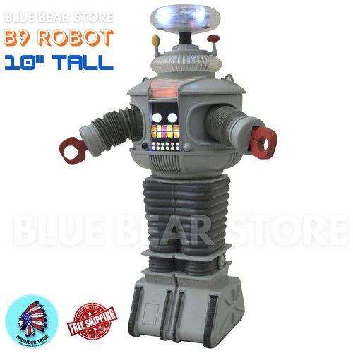 LOST IN SPACE Electronic Lights-Sounds B-9 Robot 10" Figure Sci-Fi Gift for Kids | eBay