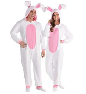 Bunny Rabbit - Easter - Zipster Jumpsuit - Unisex Costume - Adult ...