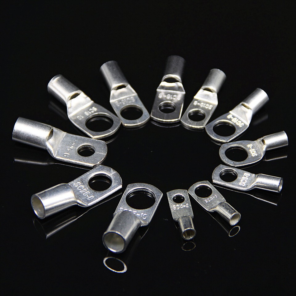 170X Copper Battery Cable End Eyelet Ring Lug Terminal Wire Connector ...