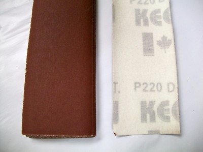 16-1/2" H/L Body File Sheets Sandpaper 220 Grit, Lot of 50 | eBay