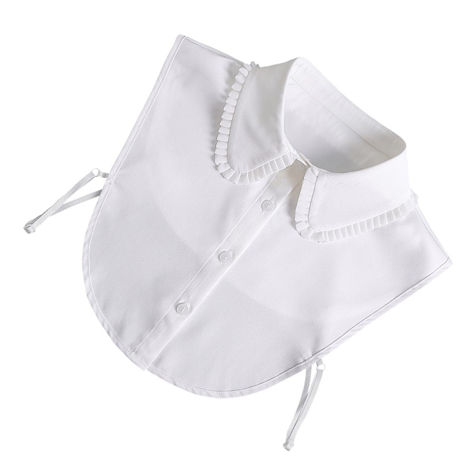 Chiffon Shirt Fake Collar Faux False Collars for Ladies Women's Bride ...