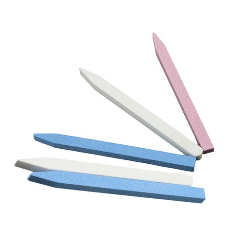 5 pcs Cuticle Remover Stick Nail Files Board Nail Pumice Stone | eBay