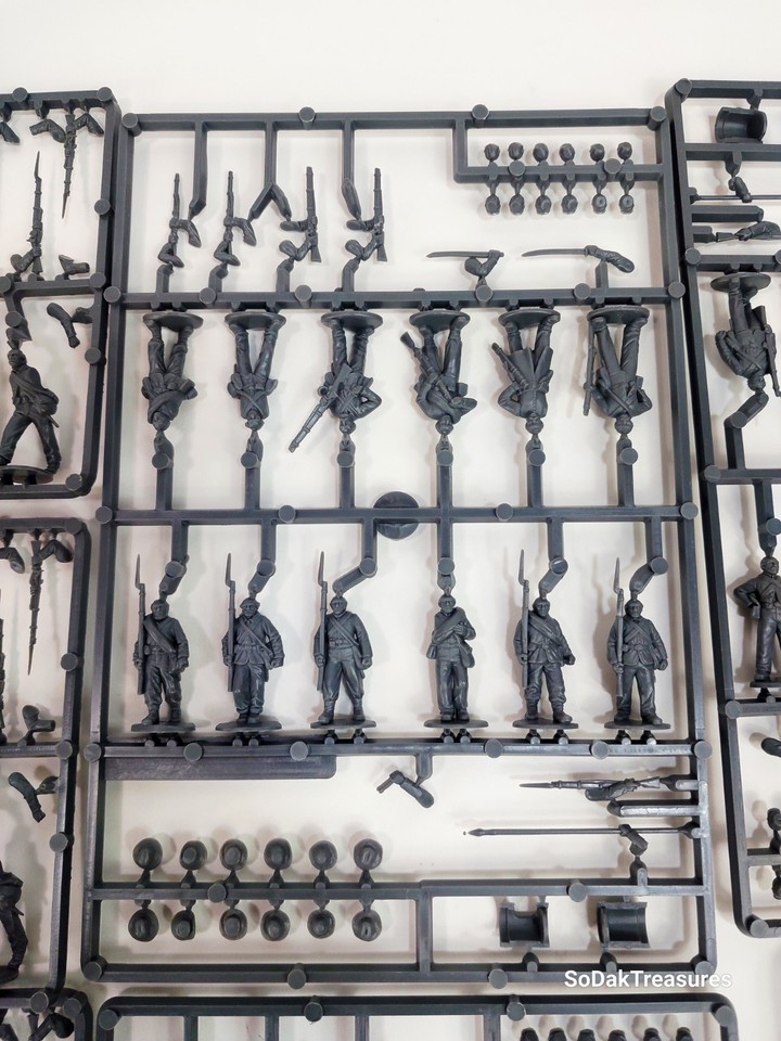 Perry Miniatures Plastic ACW80 American Civil War Confederate Infantry ...