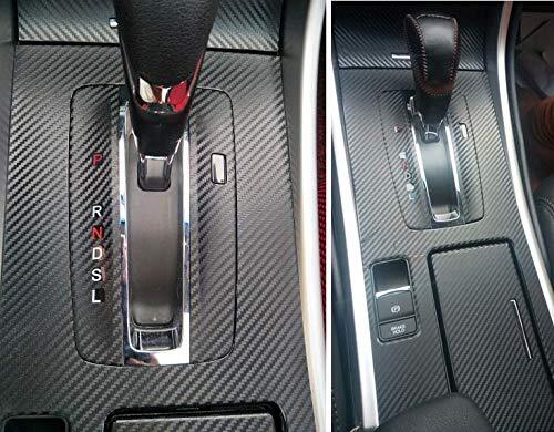 Black Carbon Fiber Vinyl Wrap Sticker Bubble Free Anti-Wrinkle, 1Ftx5Ft ...