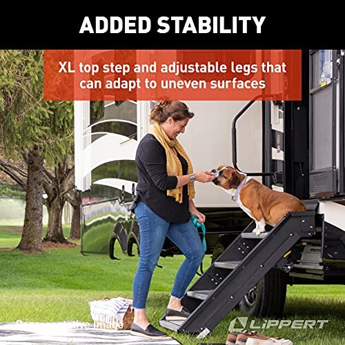 Lippert Components - 791574 Solid Step Quad Step For Rv And Travel ...