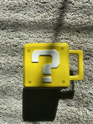 Paladone Nintendo Super Mario Bros Question Block Coffee Mug Coin Block ...