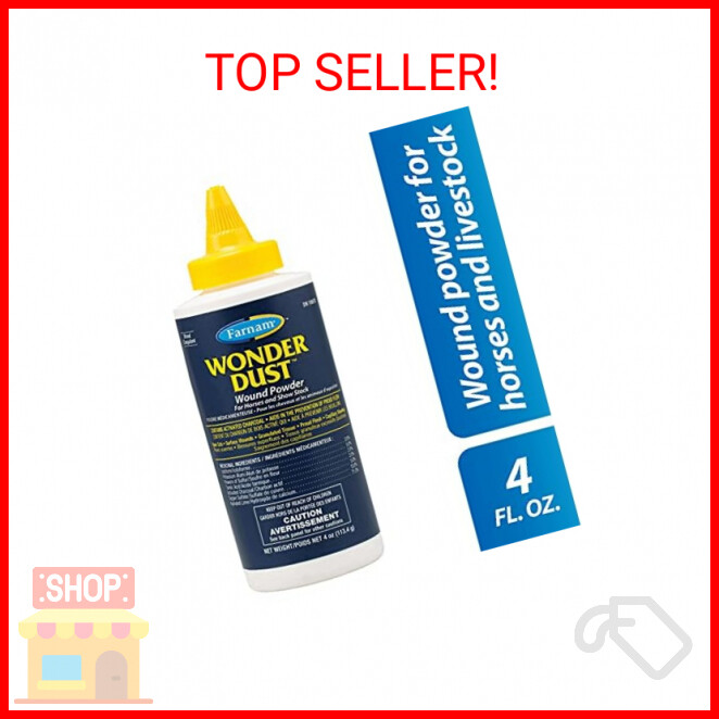 Farnam Wonder Dust Wound Powder for Horses and Show Stock, 4 Ounces | eBay