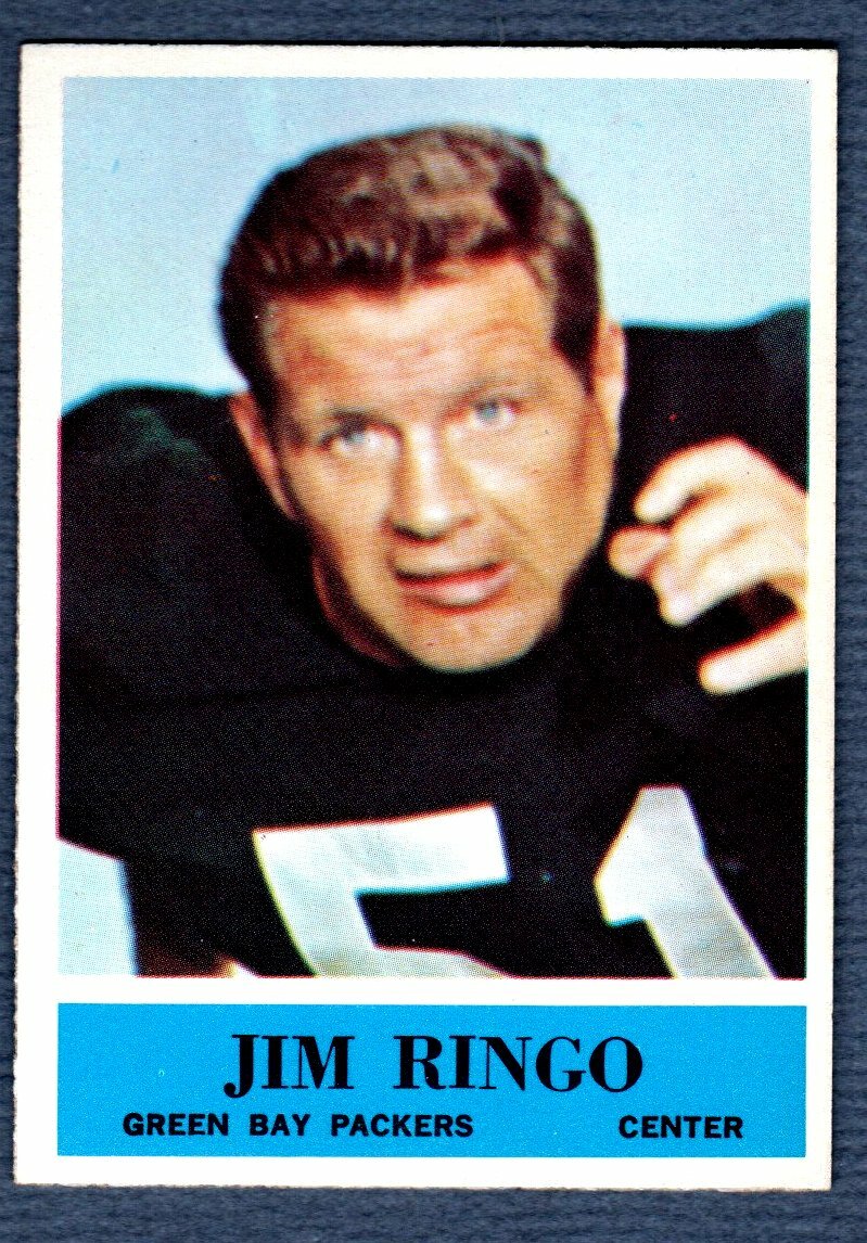 Jim Ringo 1964 Philadelphia Green Bay Packers Card #78 NM-MT or Better ...
