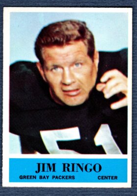 Jim Ringo 1964 Philadelphia Green Bay Packers Card #78 NM-MT or Better ...