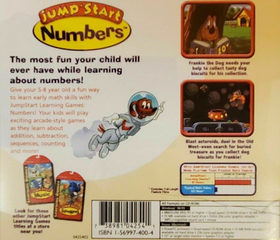 Jump Start Numbers CD-ROM Knowledge Adventure PC/MAC (1998) NEW #65 | eBay