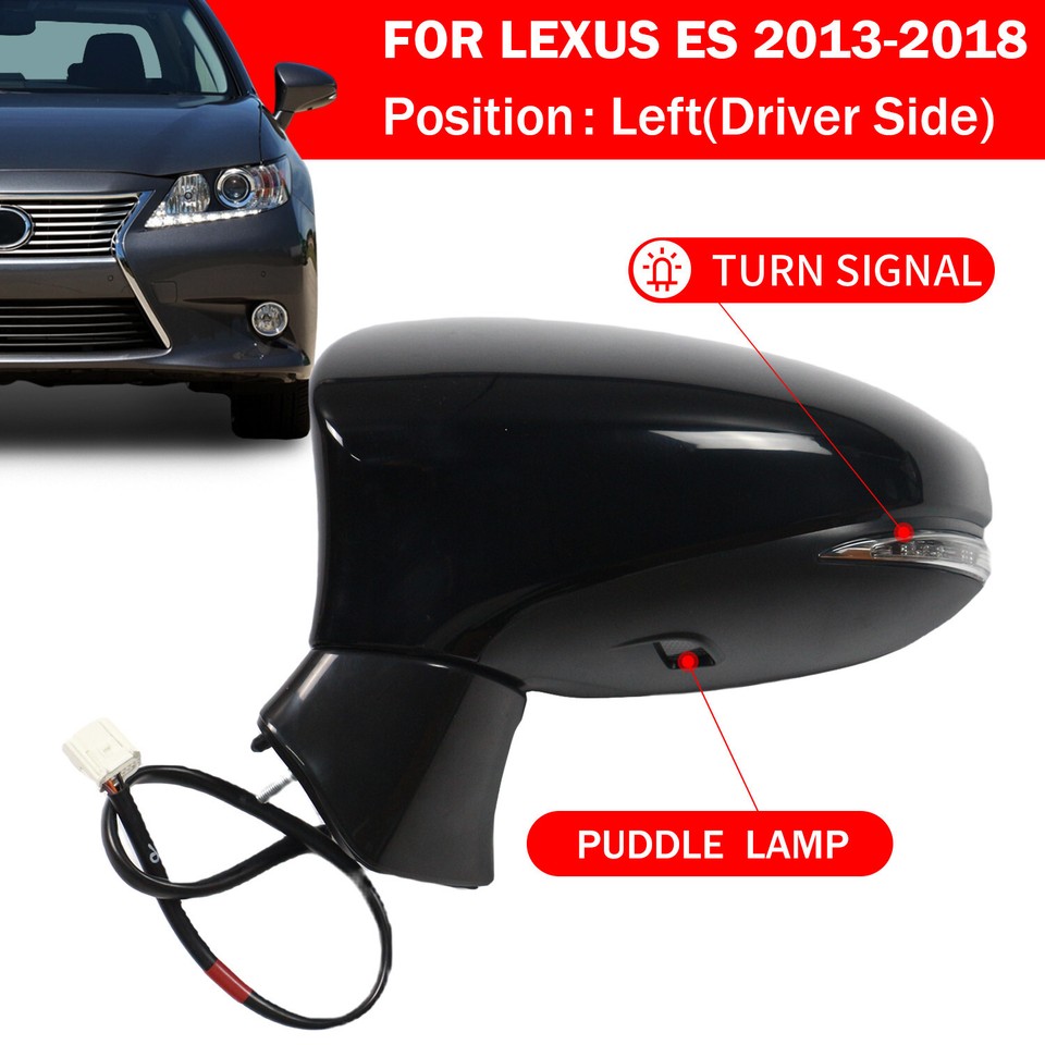 For 13-18 Lexus ES350 ES350h Heated Signal Puddle Lamp Left Driver Side ...