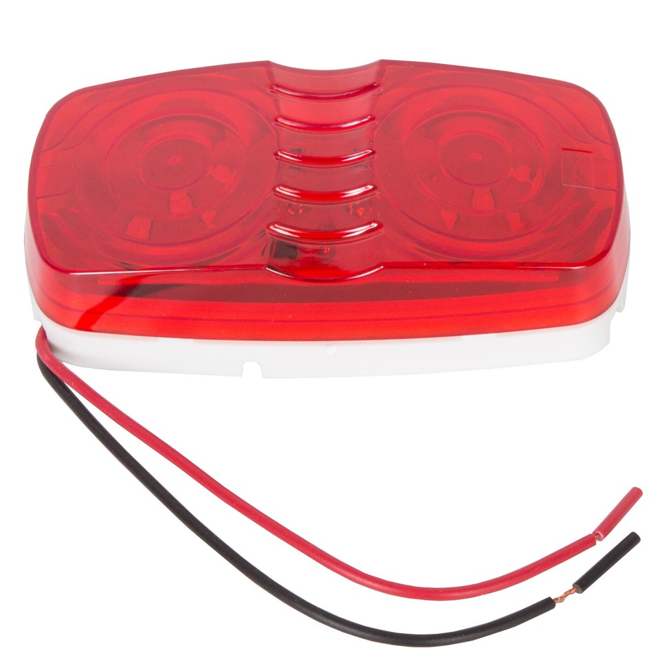 14x Trailer Marker Light 4x2 Rectangle Led Lights 10 Diodes Double ...