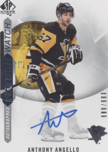 2020-21 SP Authentic - Autographed Future Watch Anthony Angello #153 / ...