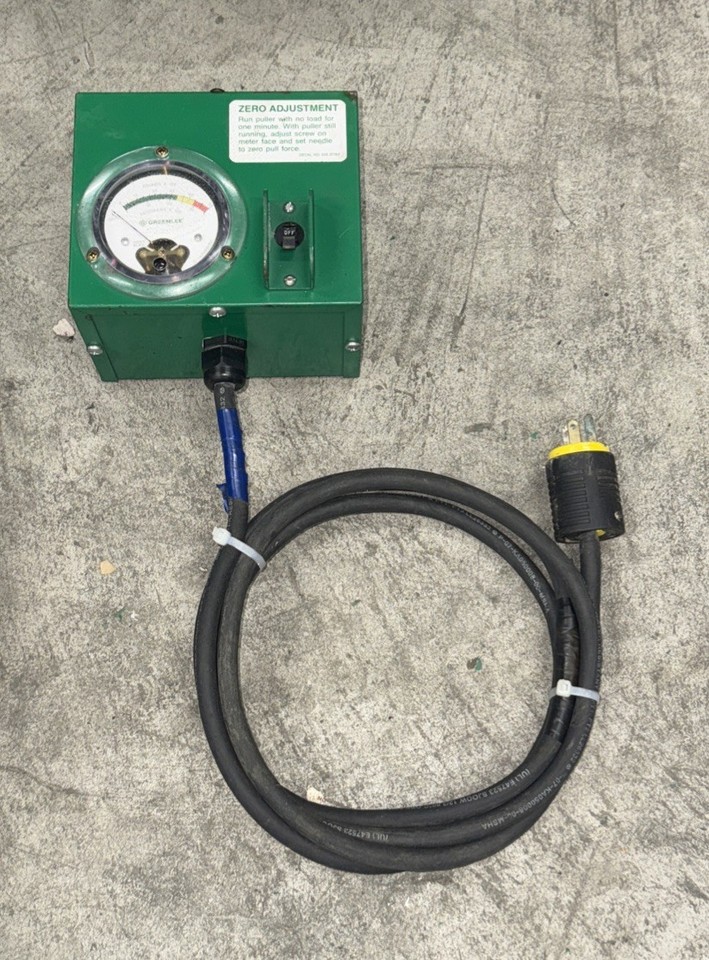 Greenlee 6004 60001 6000 6500 LBS Tugger Cable Puller Set 11147 *GREAT ...