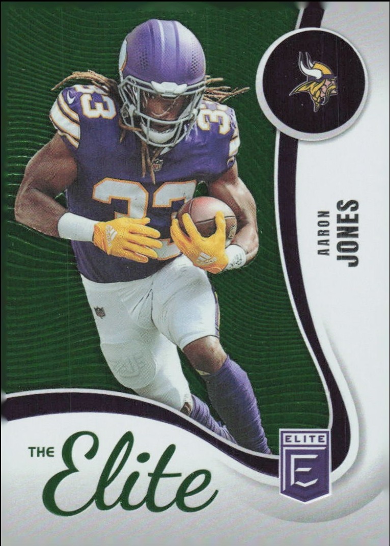 2025 Panini Donruss Elite - The Elite Aaron Jones #3 Green for sale ...