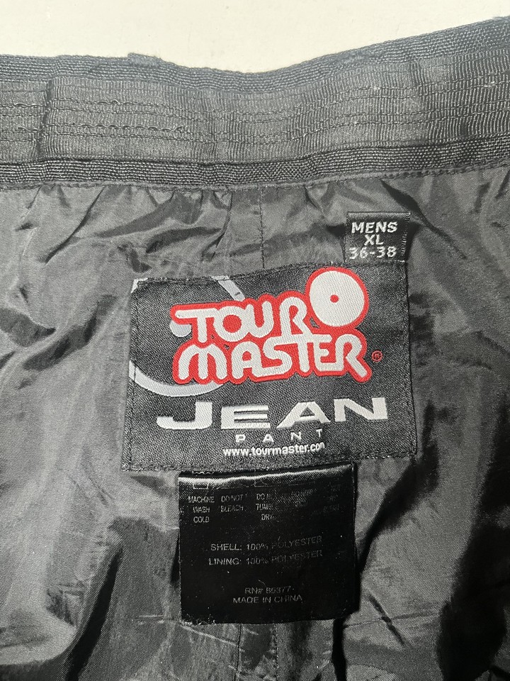 Tour Master Rain Pants Mens XL Black RainGuard Motorcycle Waterproof ...