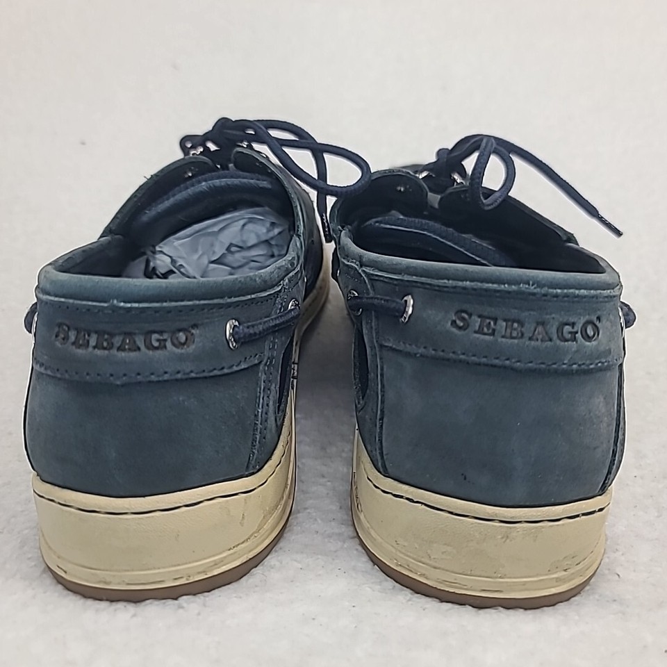 Sebago Clovehitch II Boat Shoes Mens 12 Blue Marine Grip Sole Loafers ...