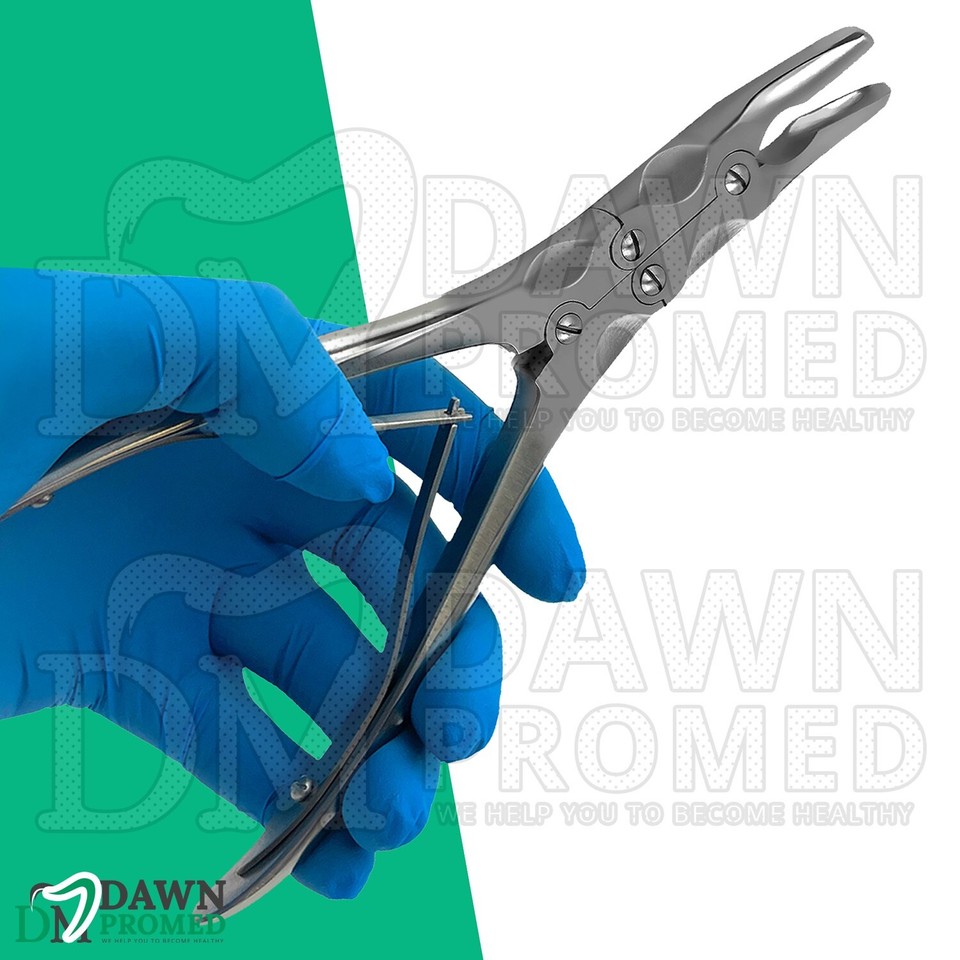 Beyer Bone Rongeur Curved 3.5mm Bite 7" Double Action Orthopedic ...