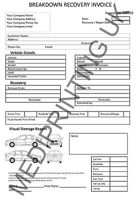 ** SPECIAL OFFER** YOUR BRAND CAR BREAKDOWN REPAIR RECOVERY A4 2 Part ...