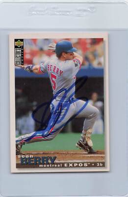 1995 Collector's Choice #234 Sean Berry Expos Signed Auto *G5798 | eBay