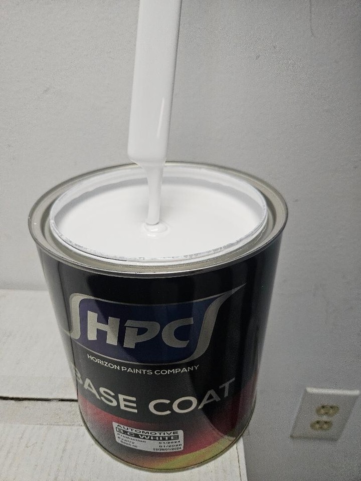 HPC BASECOAT WHITE 3.6L (GAL ) 1:1 MIX SNOW BRIGHT WHITE AUTOMOTIVE ...