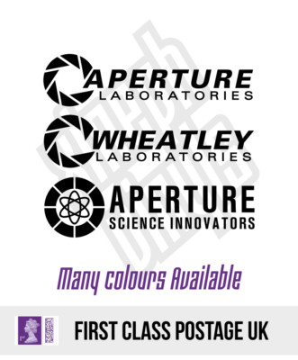 Aperture set science inovators vinyl sticker decal laboratories portal ...