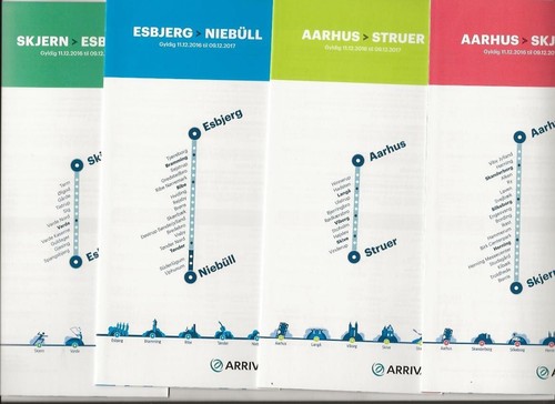 DSB Denmark Danish State Railways Arriva Aarhus Esbjerg Niebull 2016 ...