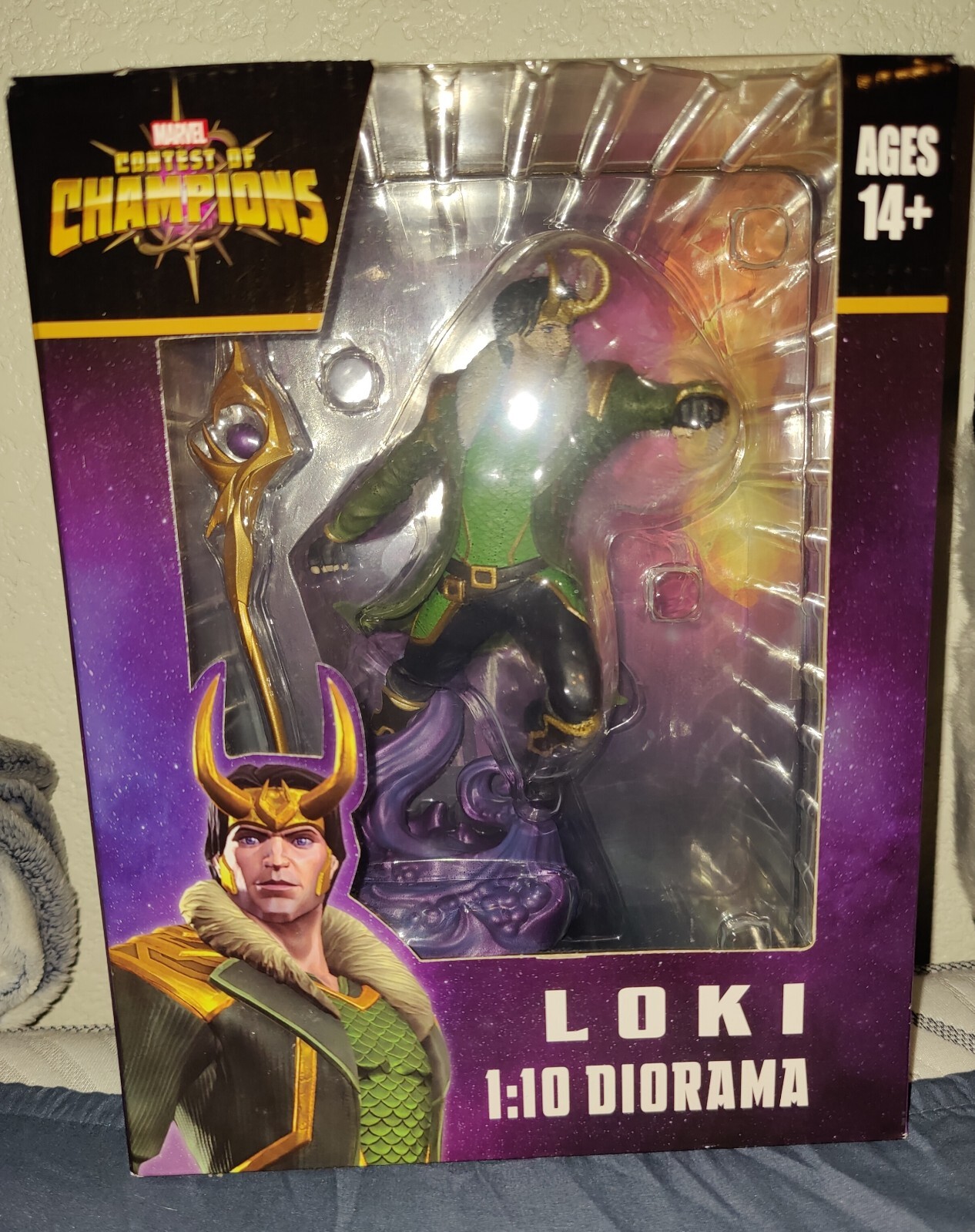 MARVEL GAMER VERSE LOKI CONTEST OF CHAMPIONS 1:10 DIORAMA PREMIUM ...