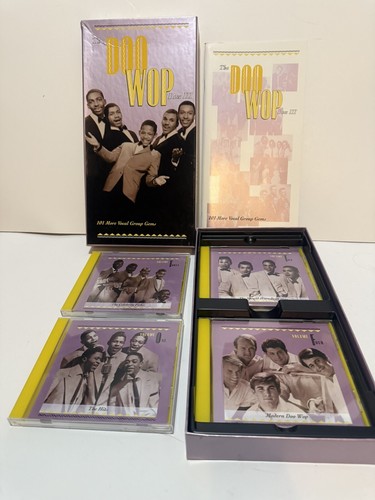 The Doo Wop III Box CD Set 4 Discs Jewel Cases Booklet Complete 101 ...