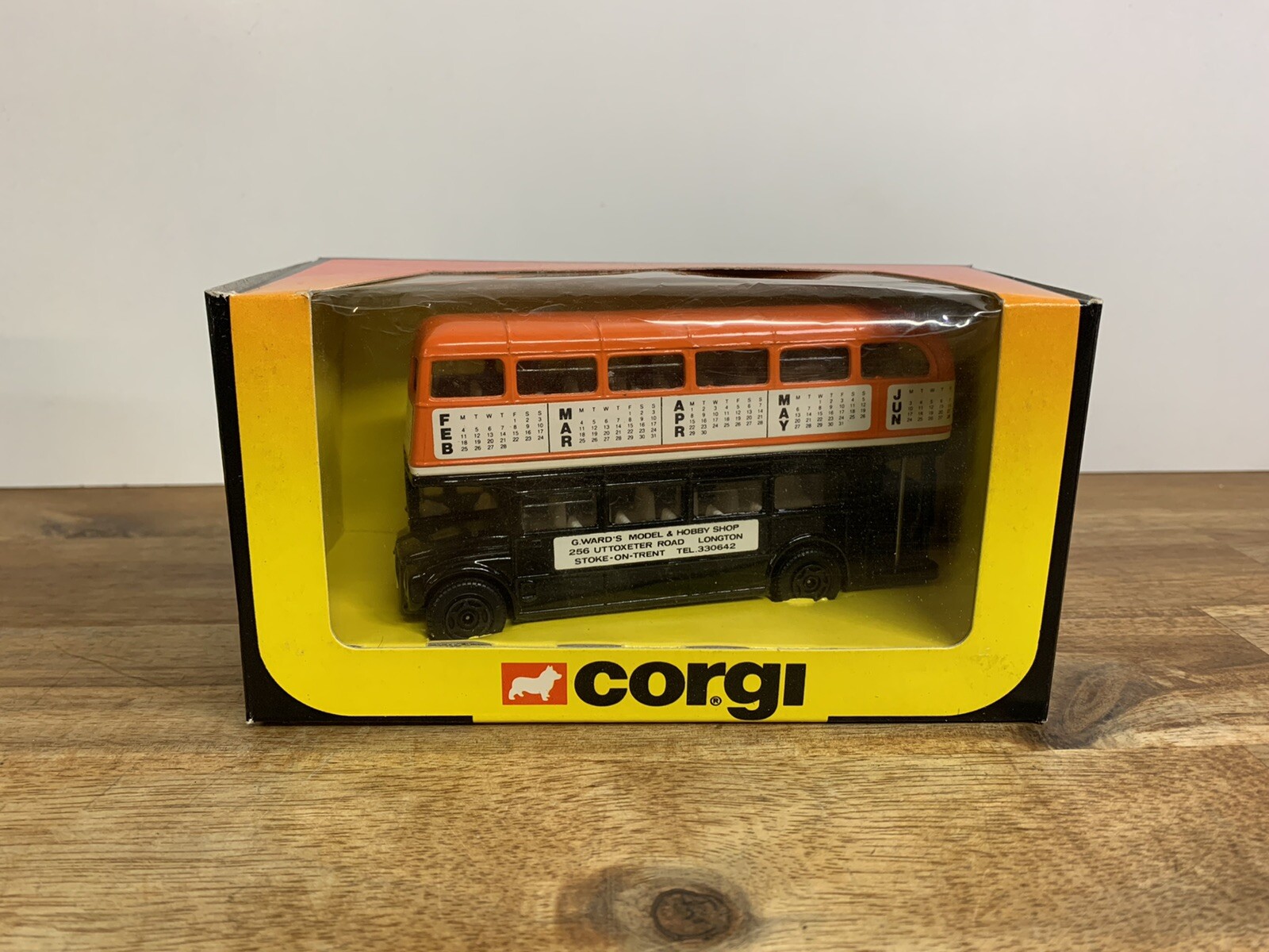 Corgi 469 Routemaster G Ward's Model & Hobby Shop Bus Made in Britain ...
