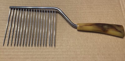 Vintage Angel Food Cake Cutter Comb Type with Butterscotch Marbled ...