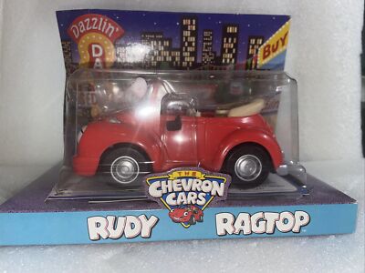 1999 Chevron Cars RUDY RAGTOP Red Convertible Car New in Package | eBay