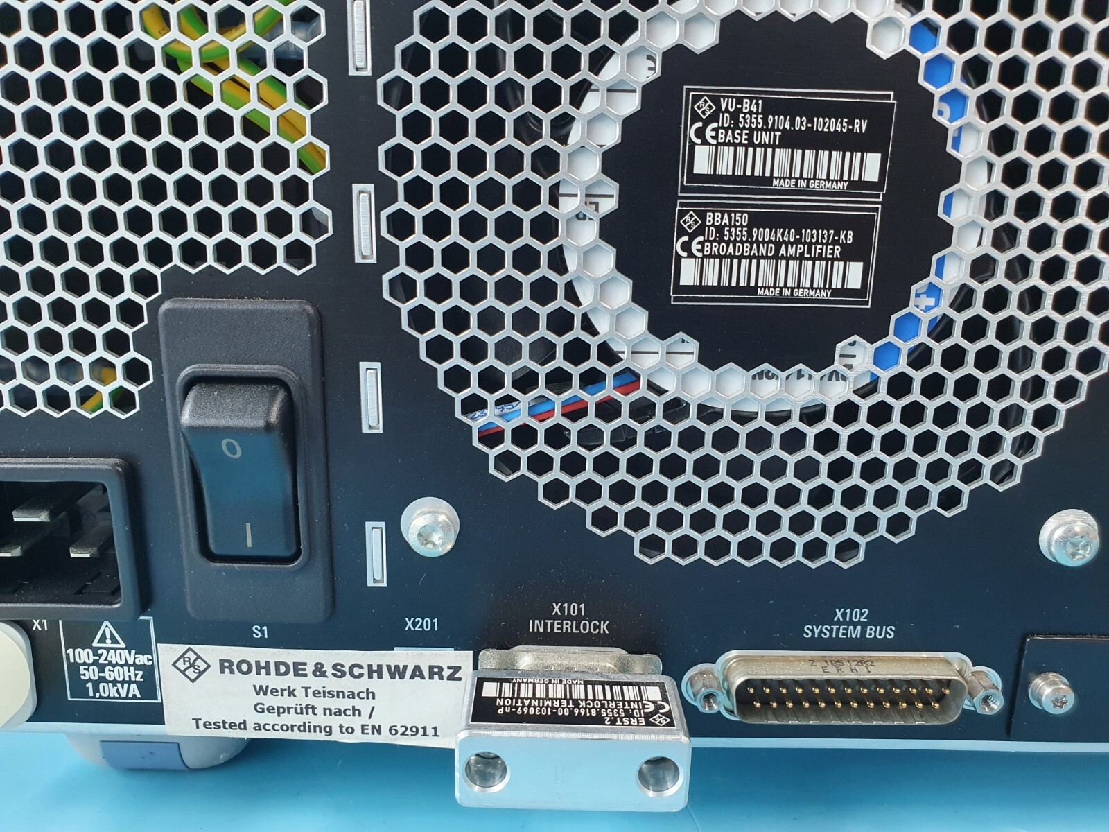 ROHDE & SCHWARZ BBA150 , VU-B41 BROADBAND AMPLIFIER 9 kHz - 250 MHz | eBay