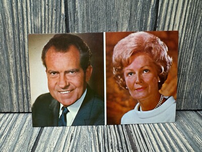President Richard Nixon & First Lady Pat Nixon Vintage Postcard | eBay