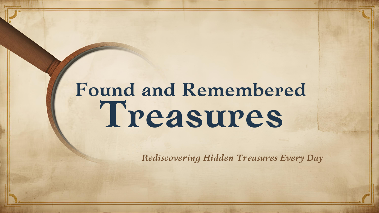 Found and Remembered Treasures | eBay Stores