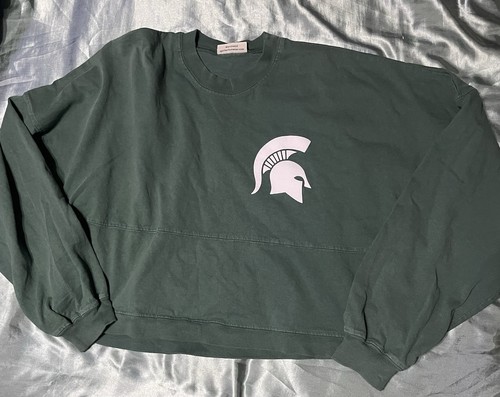 Michigan State Cropped Long Sleeve Women’s Size S | eBay