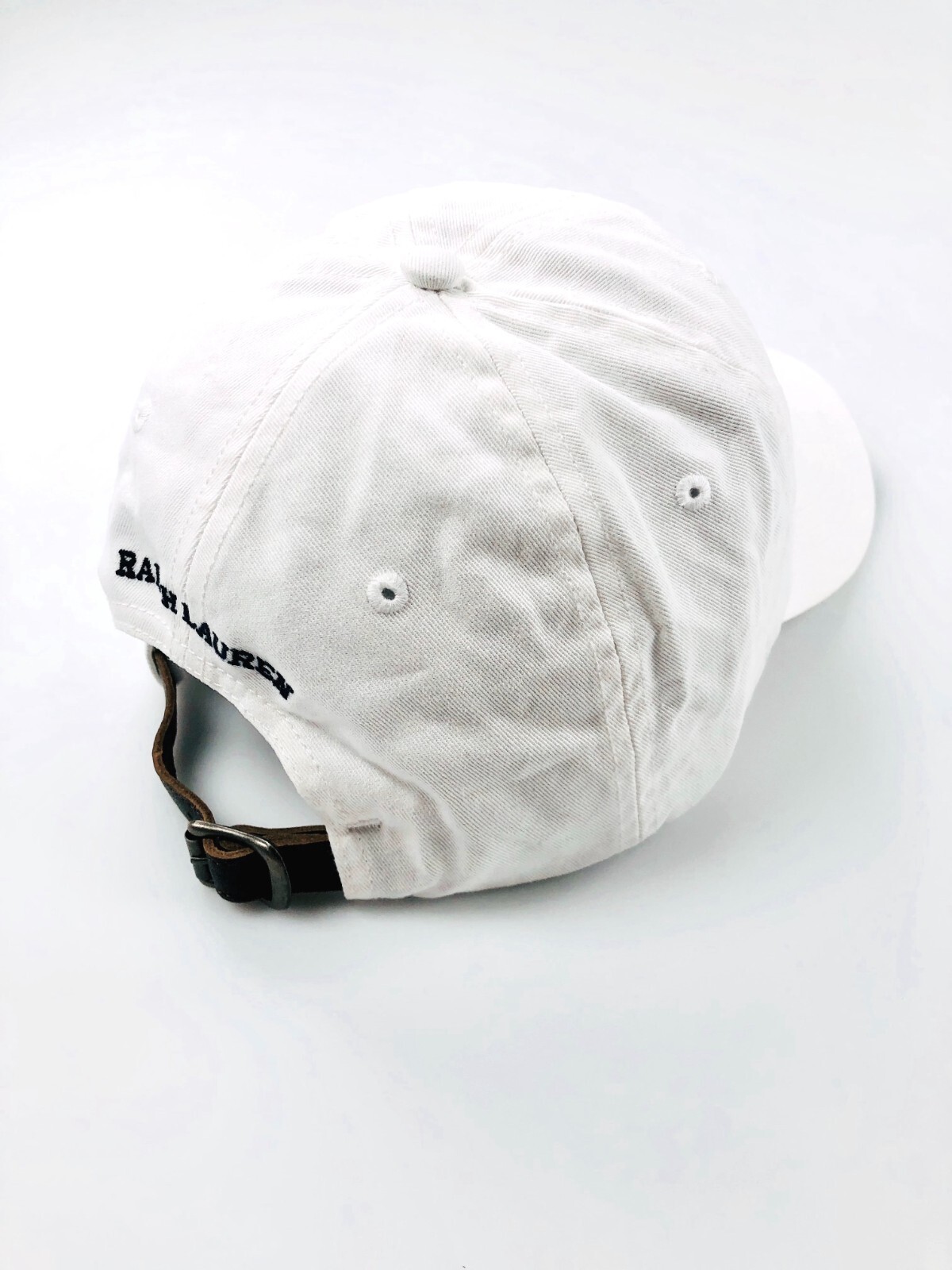 NWT POLO RALPH LAUREN WHITE POLO 1992 CAP 6 PANEL PRL PONY EMBROIDERED ...