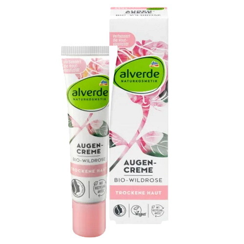 Alverde Natural Cosmetics Organic Wild Rose Eye Cream for DRY SKIN ...