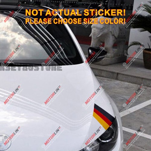 DIY 30cmx15cm German Flag Car Decal Sticker Fit Benz Audi | eBay