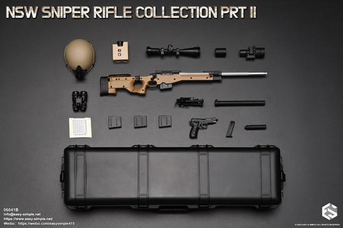Easy&Simple ES 06041 1/6 Scale NSW Sniper Rifle Set Collection Figure ...