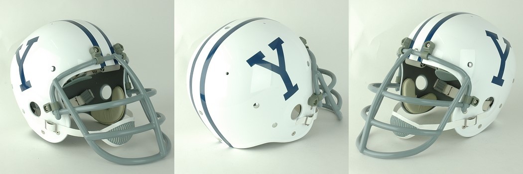 YALE BULLDOGS 1966-1979 Vintage Riddell TK Suspension Football Helmet ...