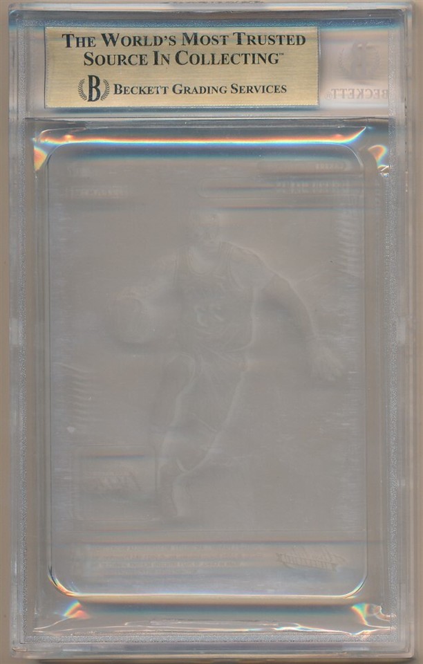 LEBRON JAMES 2020/21 ABSOLUTE MEMORABILIA #2 GLASS INSERT LAKERS BGS 10 ...